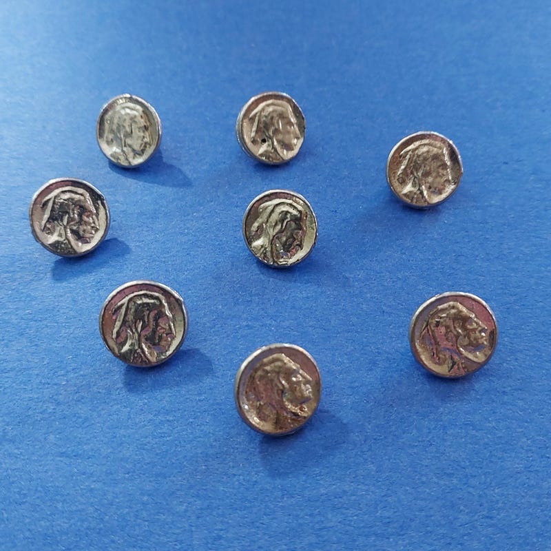 Metal Buttons for Jewelry - Etsy
