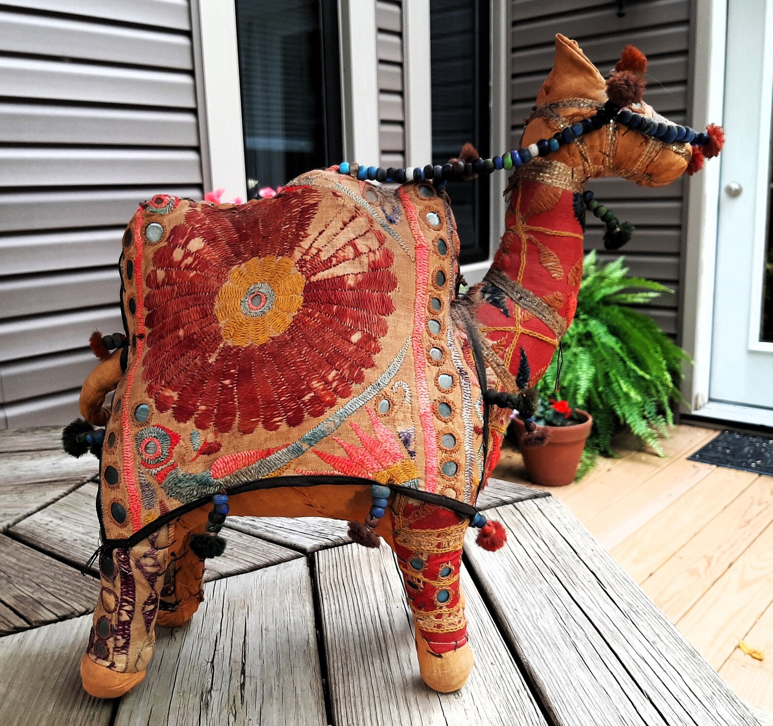 Vintage Large Raj Handcrafted Stuffed Camel Made in Rajasthan India ...