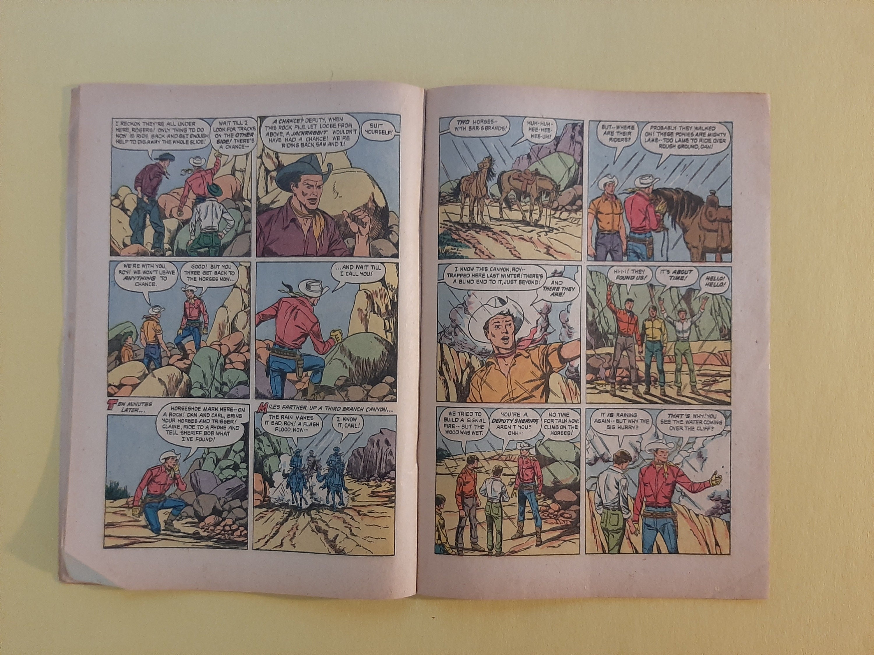 Roy Rogers Comic Book Volume 1, No. 87, March, 1953, Vintage Cowboy ...
