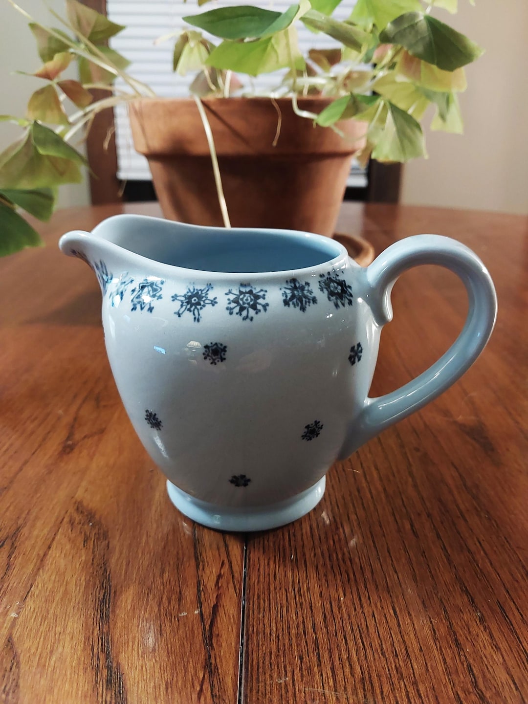 Arbia Finland Snowflake Creamer, Mid Century 1960s Creamer Made in ...