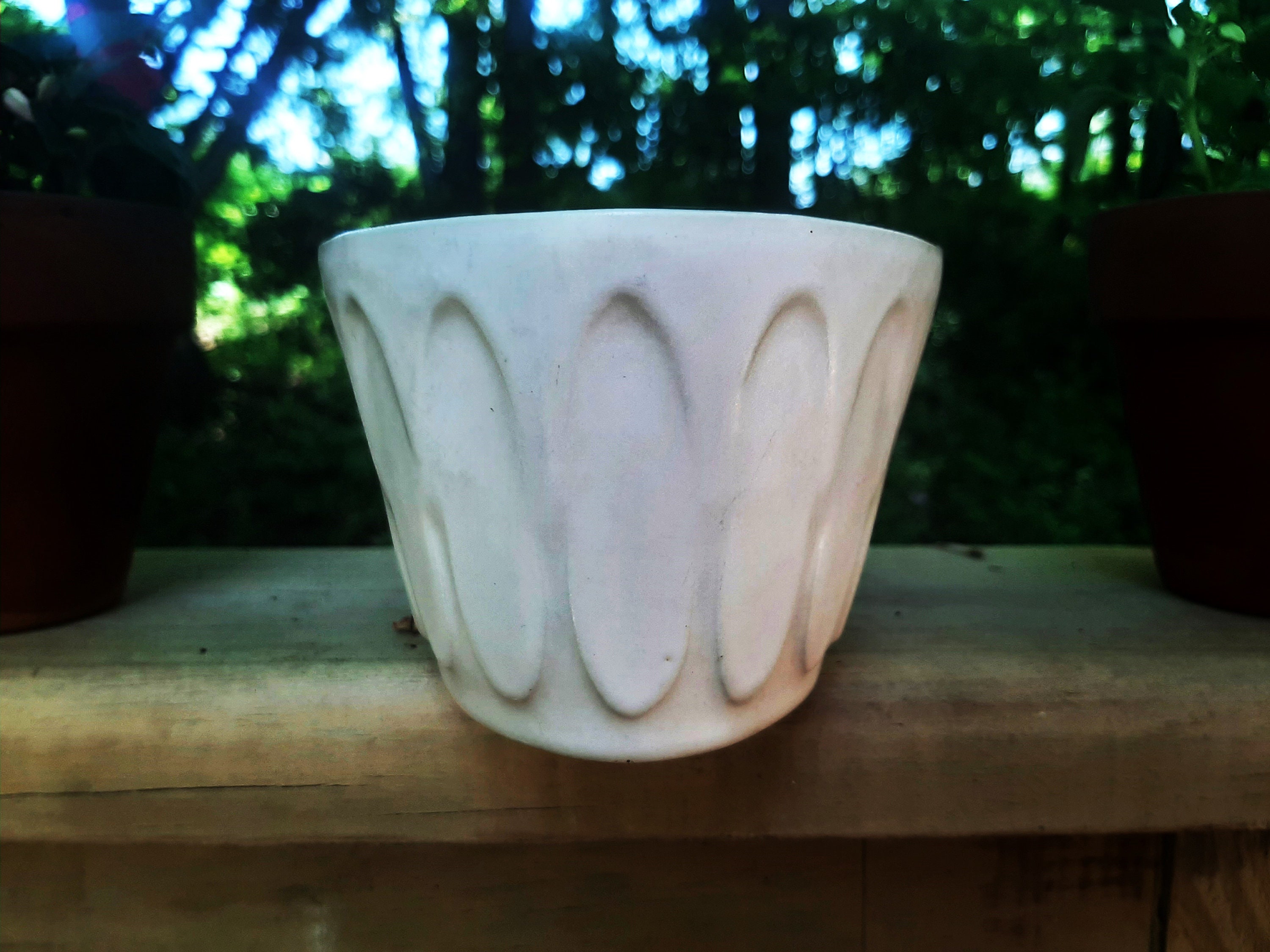 Red Wing Pottery White Oval Planter 836 White Oval Planter W - Etsy