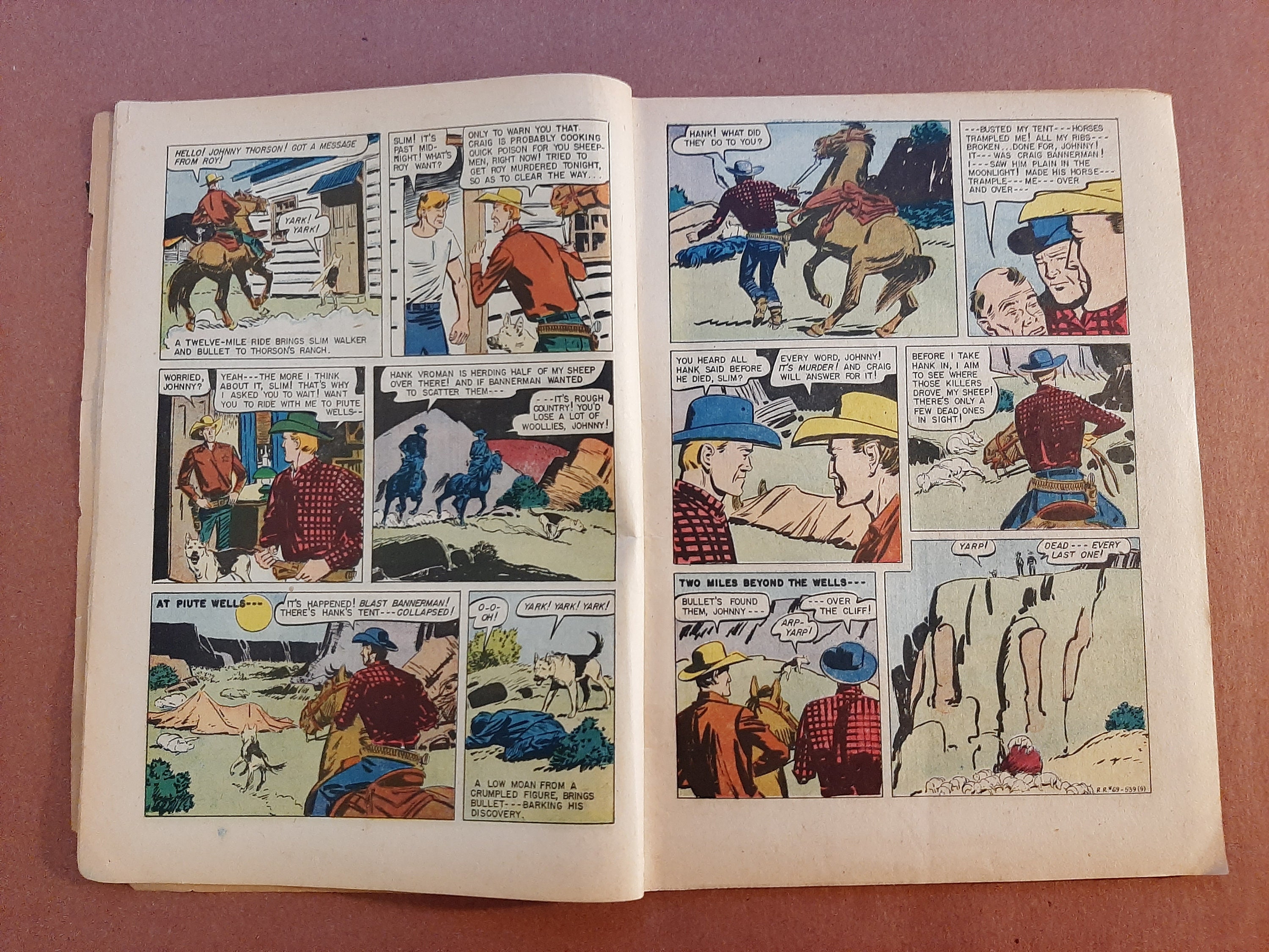 Roy Rogers Comic Book Volume 1, No. 69, September 1953, Vintage Cowboy ...