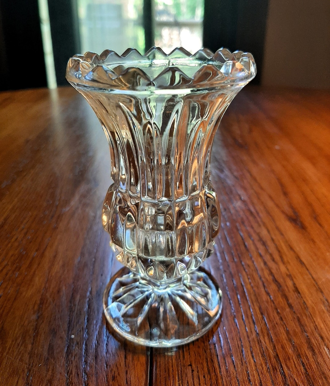 24% Lead Crystal Bud Vase Made in Yugoslavia Crystal Clear Industries ...