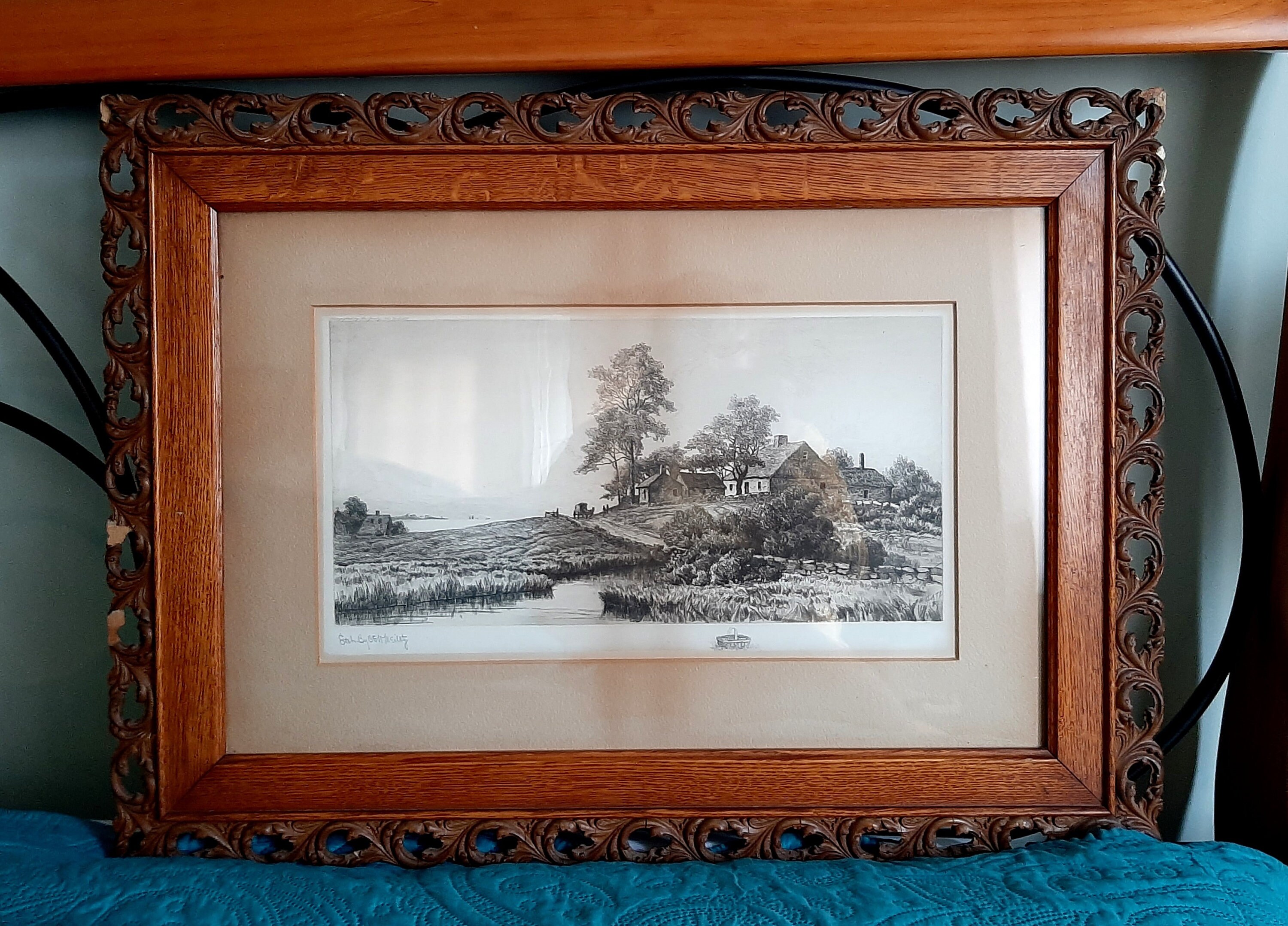 Antique Framed Artist Proof Charles Frederick William Mielatz 1864-1919 ...