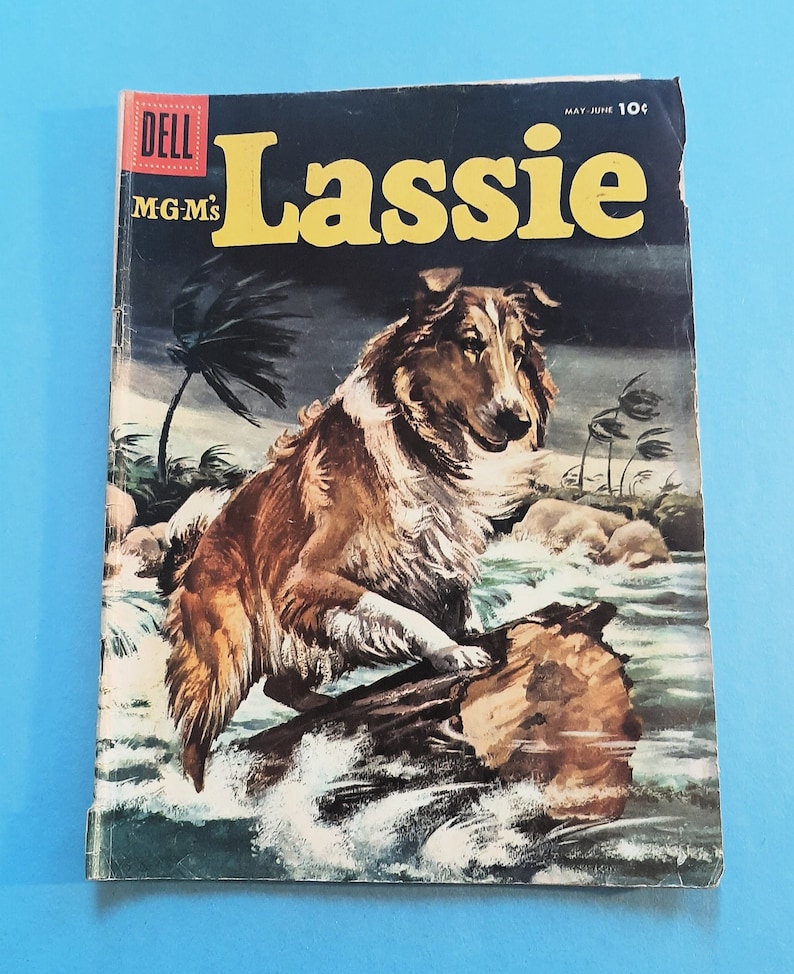 Vintage Lassie Comic Book: Dell No. 34, 1957 Silver Age MGM - Etsy