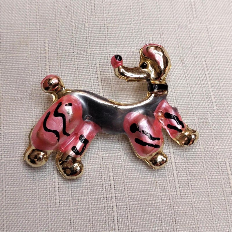 Poodle Brooch - Etsy