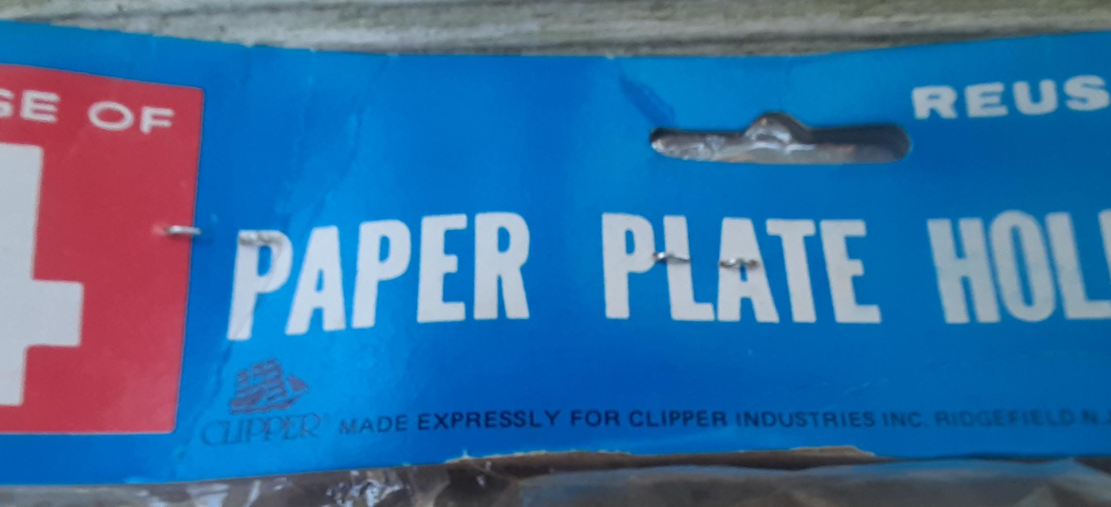 Vintage Wicker Paper Plate Holders NOS Set of 4 for Bar-b-que, Buffet ...