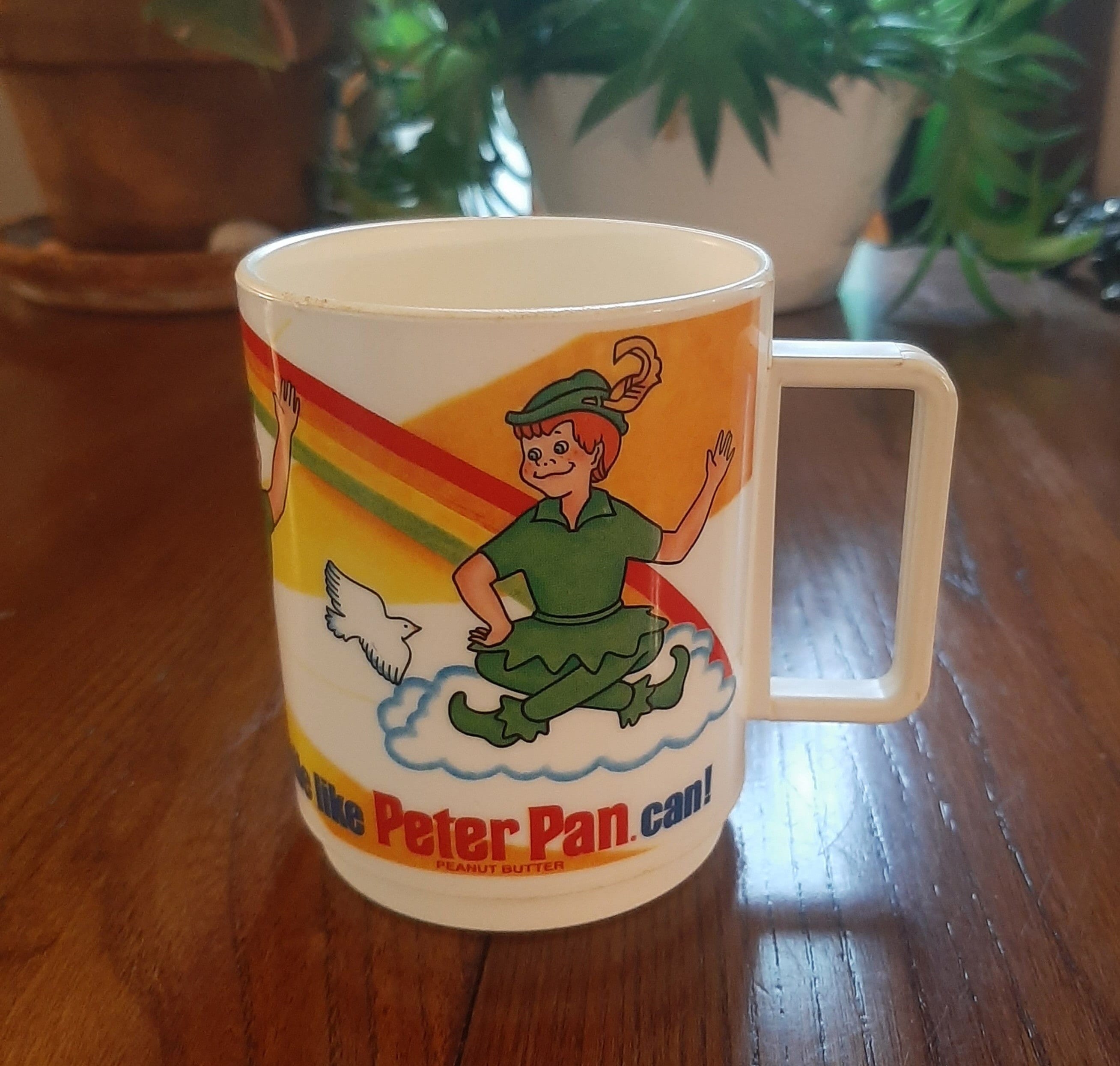 Peter Pan Peanut Butter Plastic Cup W Handle 1980's, Peanut Butter ...