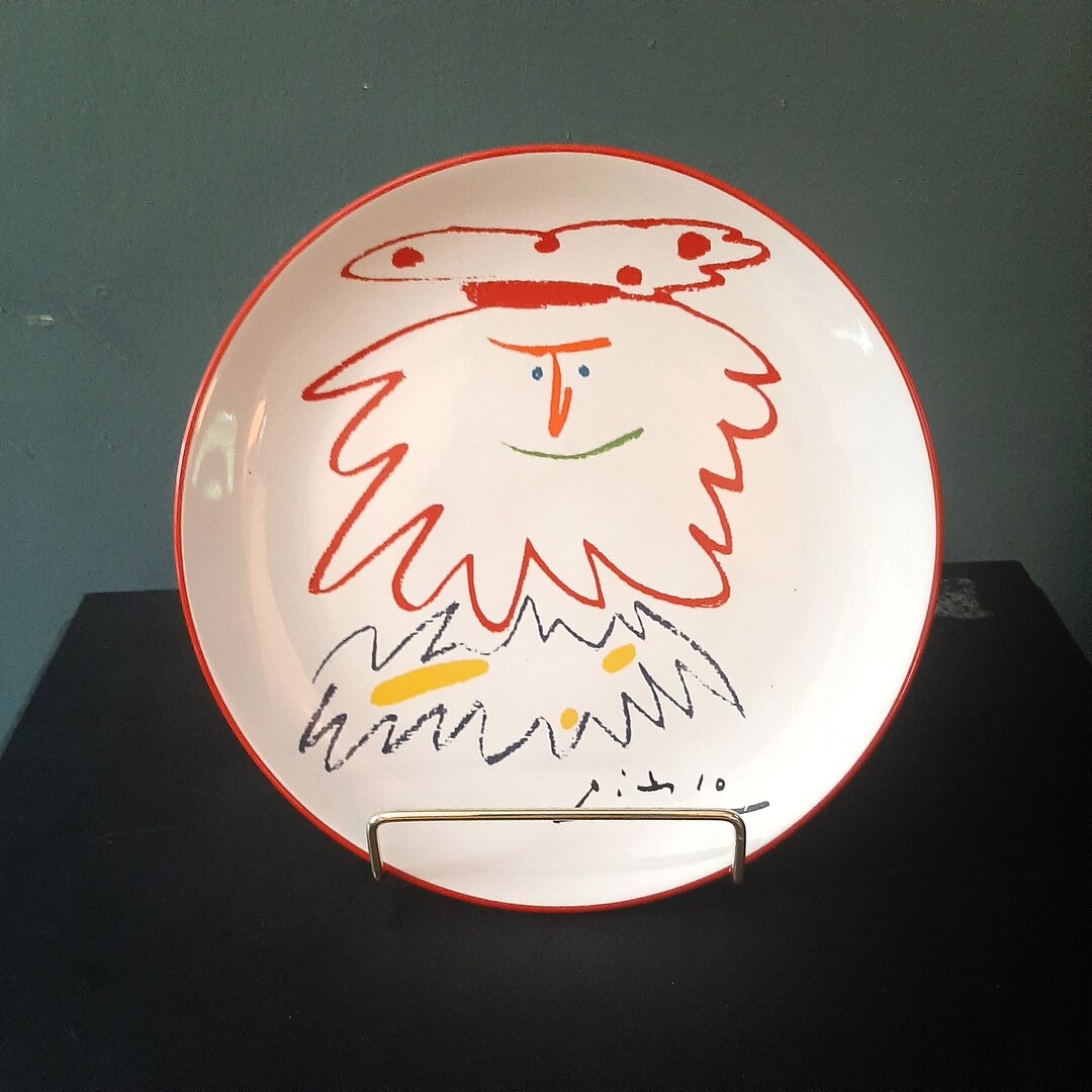 Picasso Living the King 1962 Stoneware 7.5 Salad Plate, Masterpiece ...