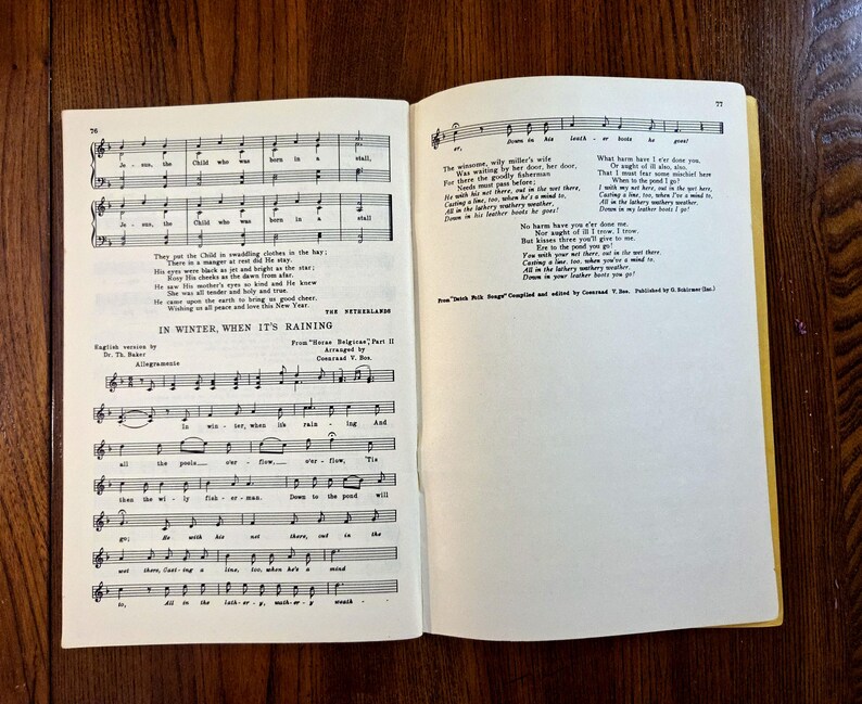Antique Northern Europe Folk Songs Sheet Music: Botsford Collection Vol ...