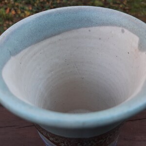 Walter Hartman Drip Pottery Vase, Texas Stone Drip Clay Vase, Green W ...