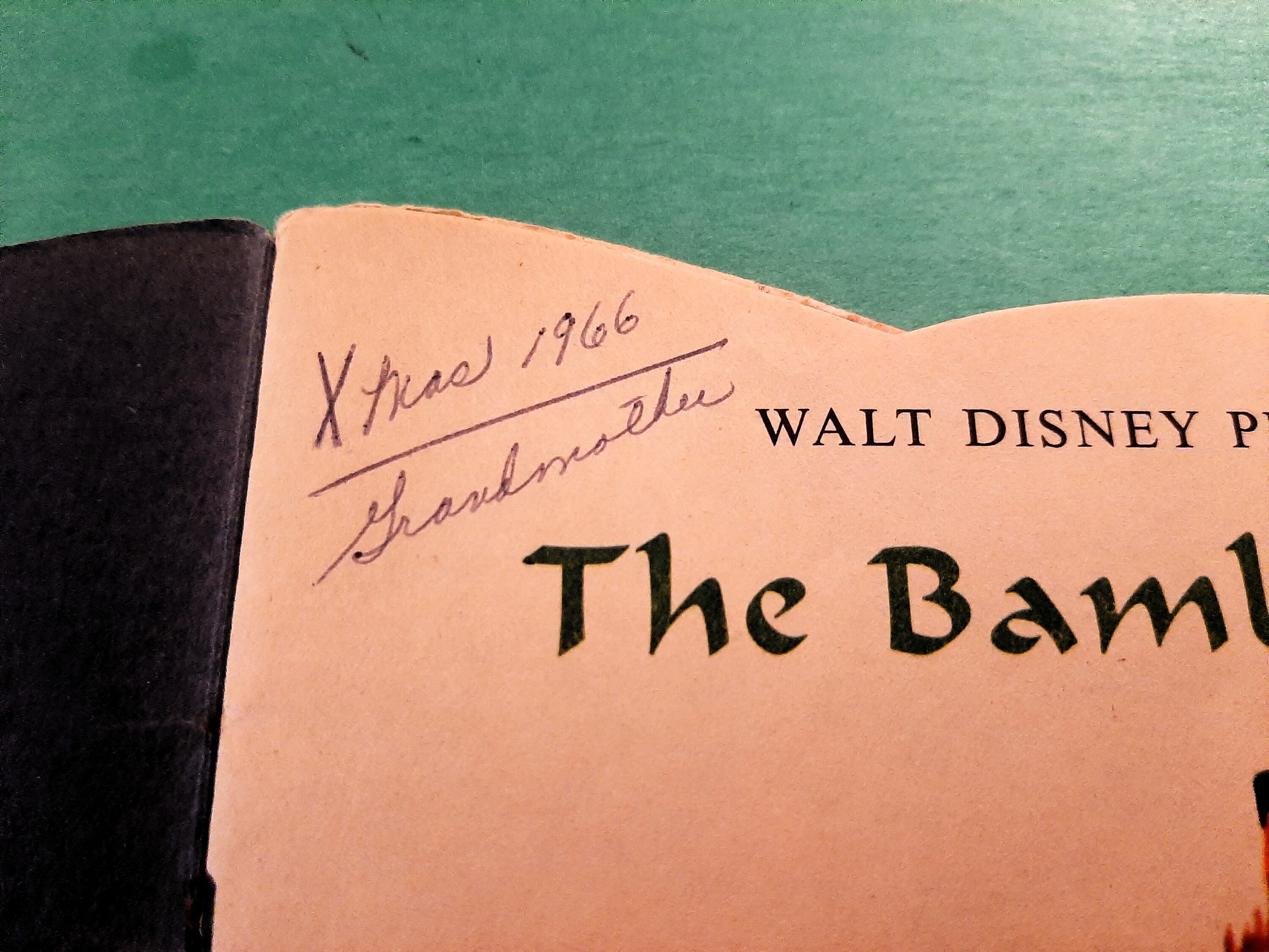 The Bambi Book Walt Disney Studios Adapted by Mel Crawford A Golden ...