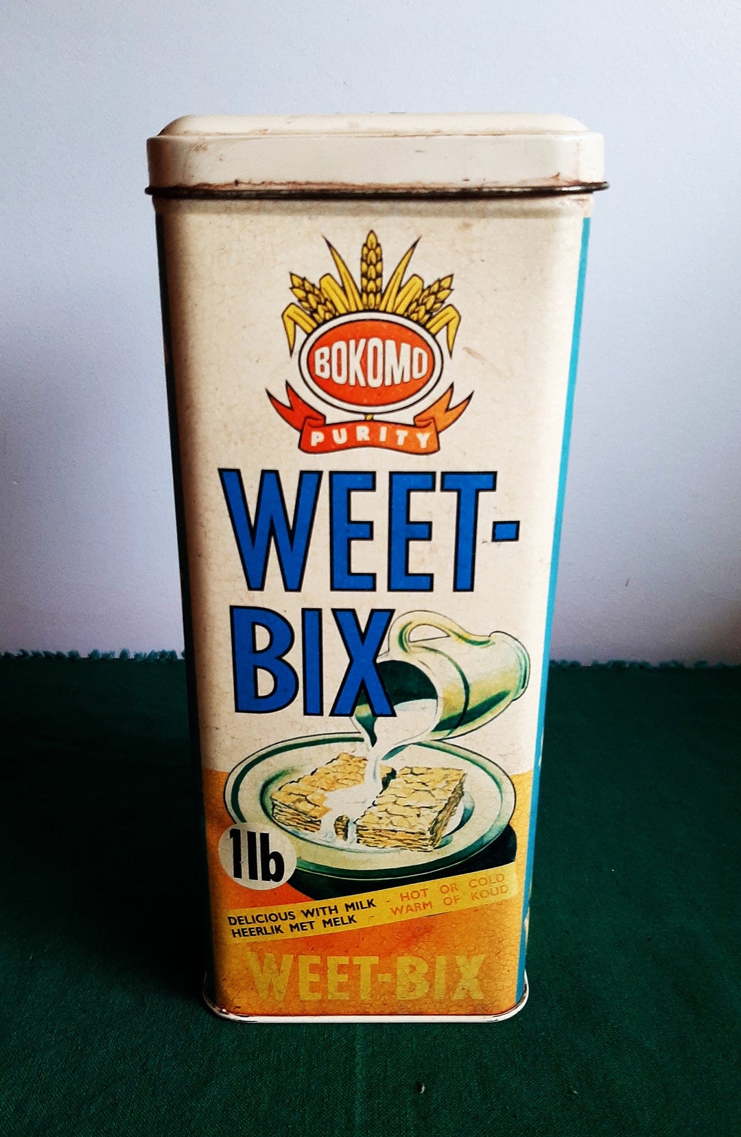 Vintage Weet Bix Cereal Tin: South African Kitchen Collectible - Etsy