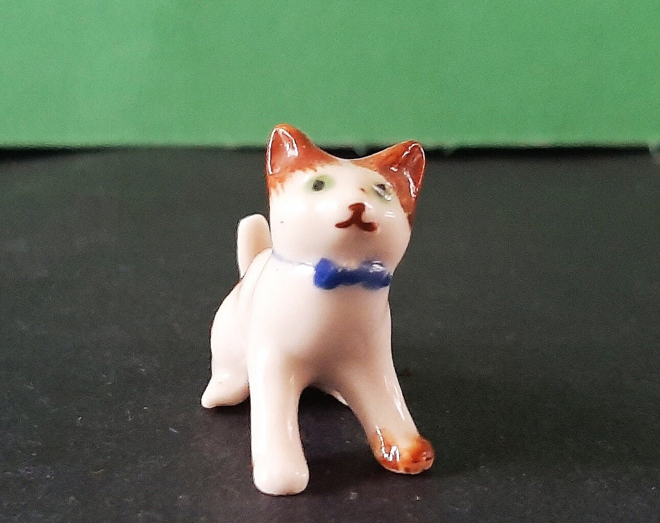Vintage Cat Figurines Includes Miniature Cat W Bowtie, Ceramic Siamese ...