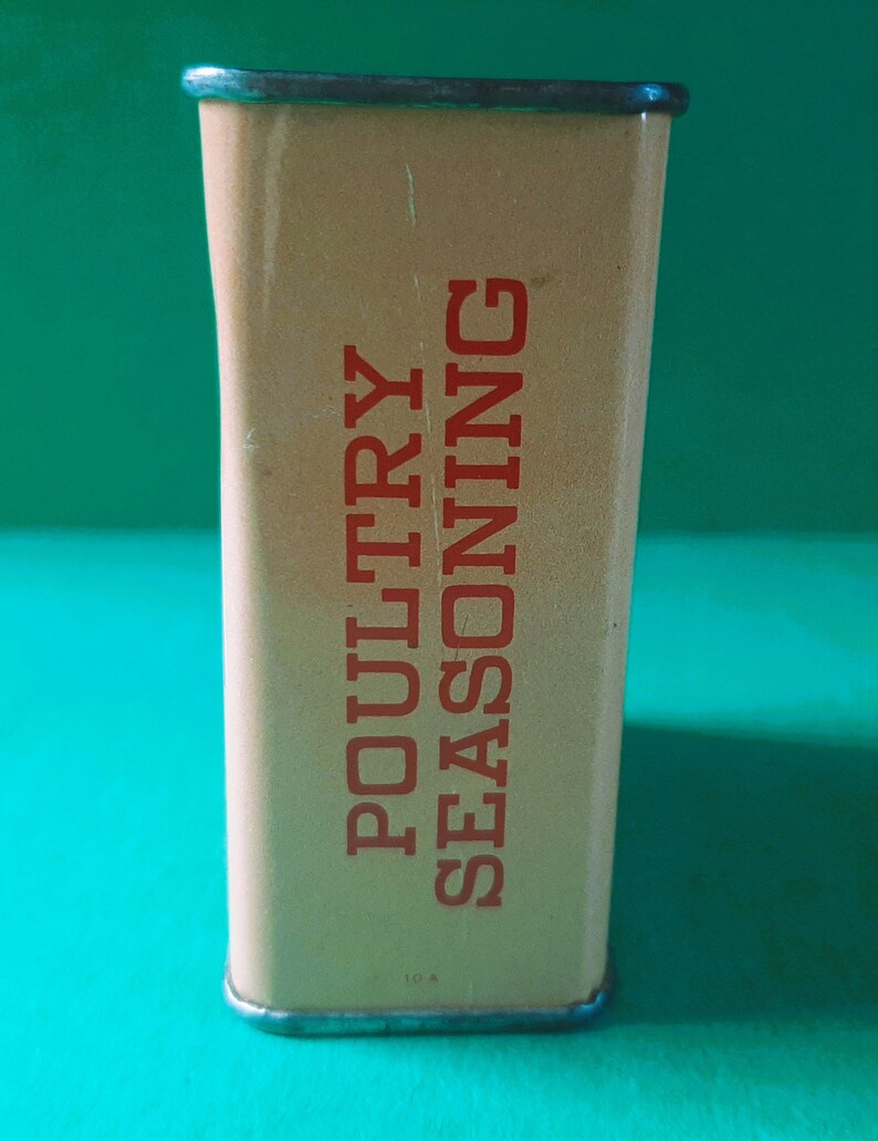 Vintage Ann Page Poultry Seasoning Tin Container W Metal Oval Lid, Ann ...