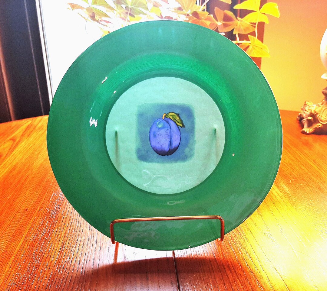 Dibbern Germany Blueberry 8.25 Fruit Dessert Salad Plate Turquoise Blue ...