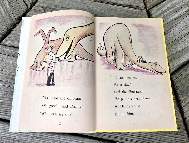 Danny and the Dinosaur 1st Edition: 1958 Syd Hoff Children's Book - Etsy