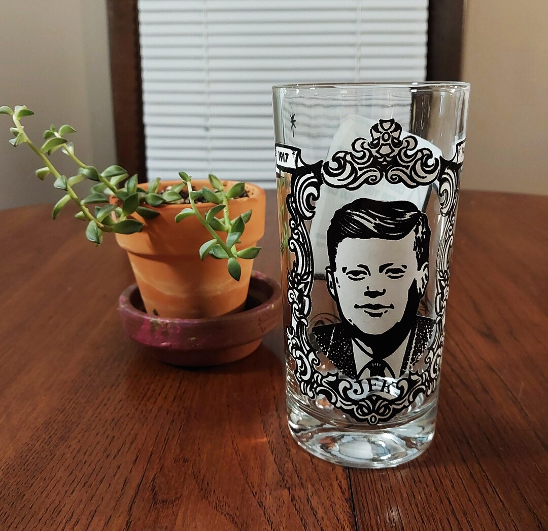JFK Inaugural Address Glass: 1917-1963 Collector's Memorabilia - Etsy