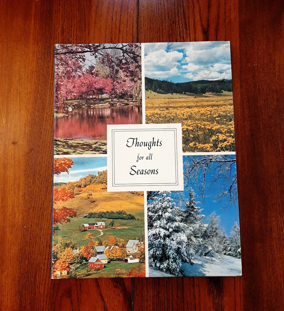 Vintage 'thoughts for All Seasons' Book: 1972 Seasonal Poems ...