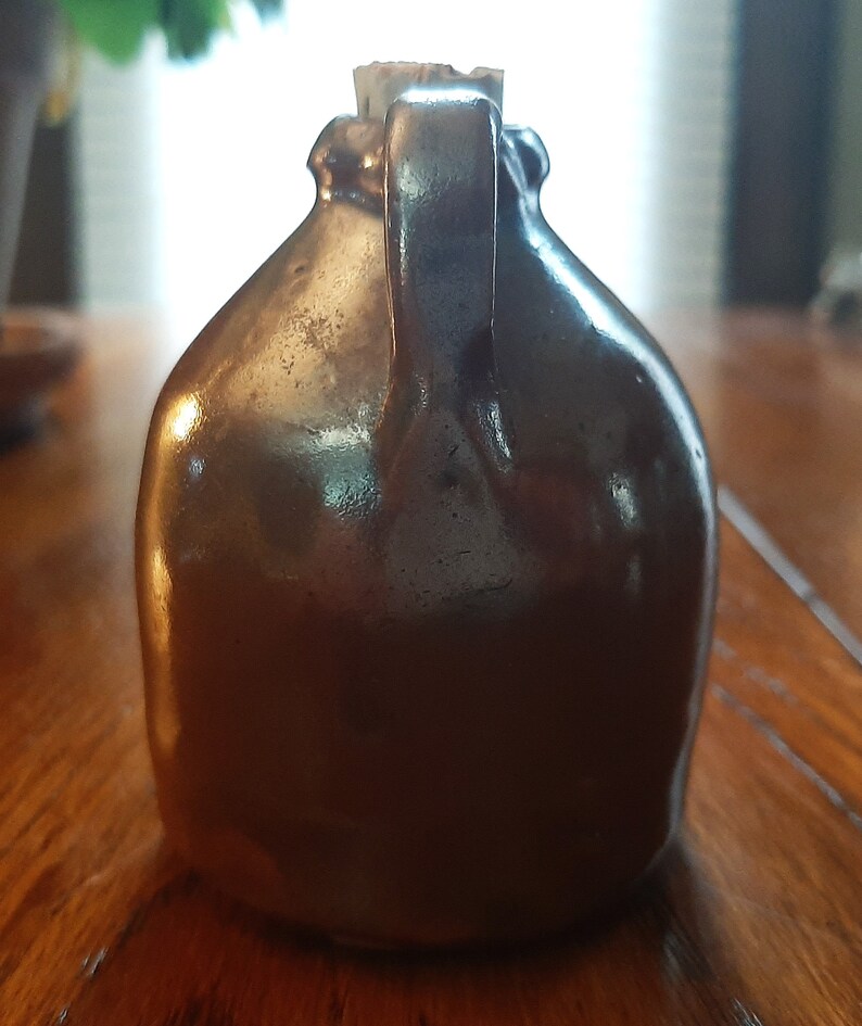 19th Century Miniature Glazed Earthenware Pottery Jug Pennsylvania ...