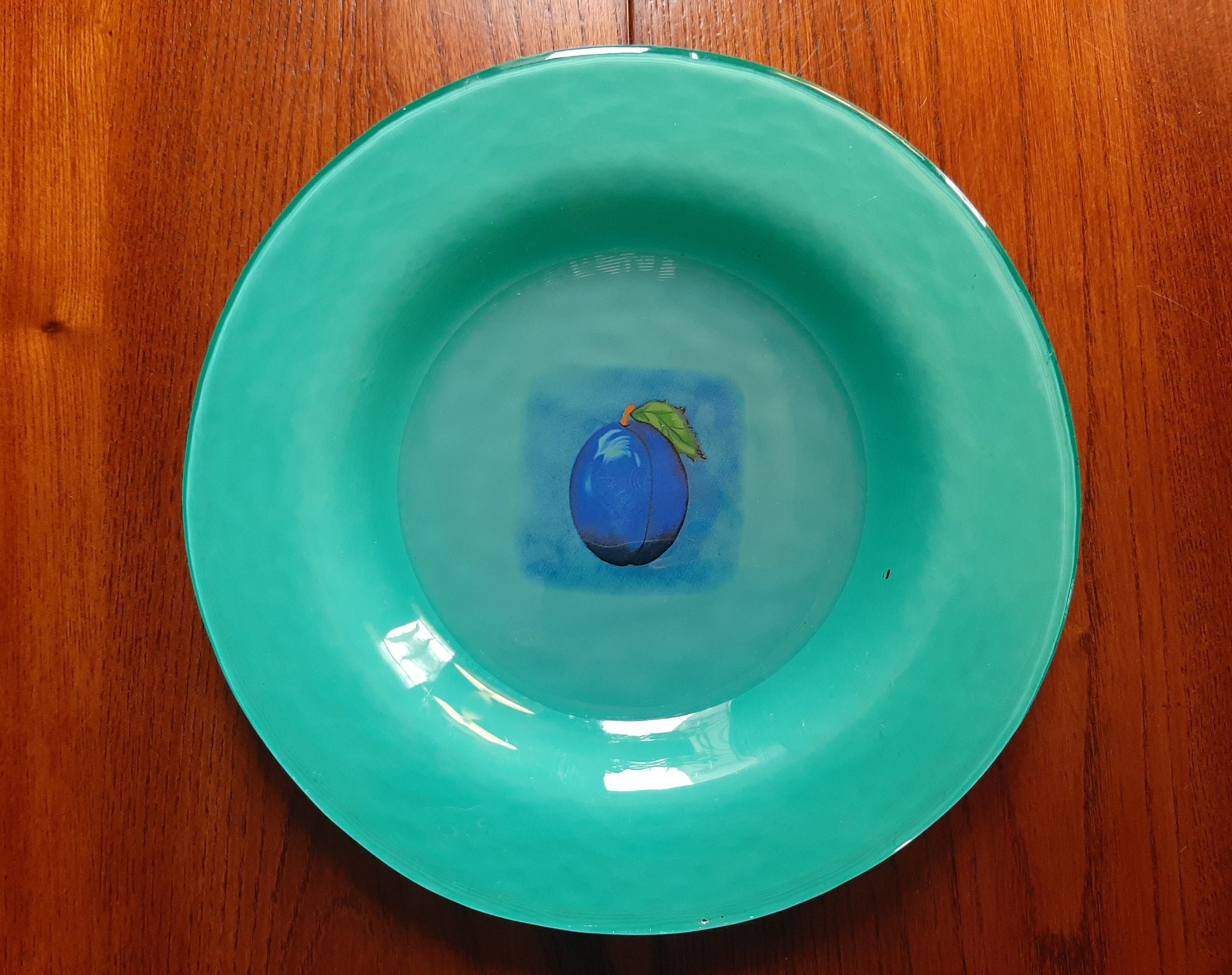 Dibbern Germany Blueberry 8.25 Fruit Dessert Salad Plate Turquoise Blue ...