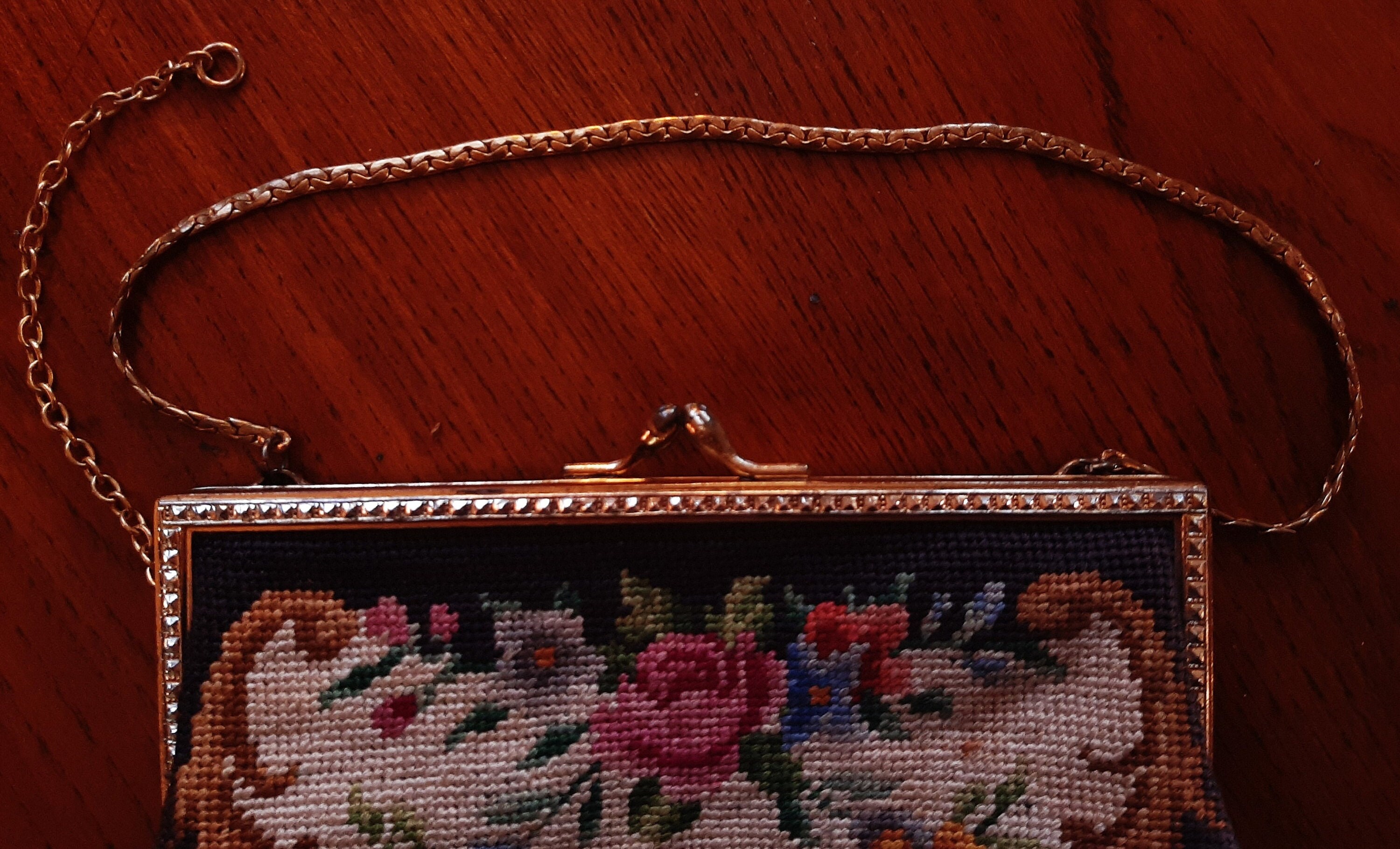 Floral Tapestry Opera Evening Bag Wiener Studio Vienna Austria Petite ...