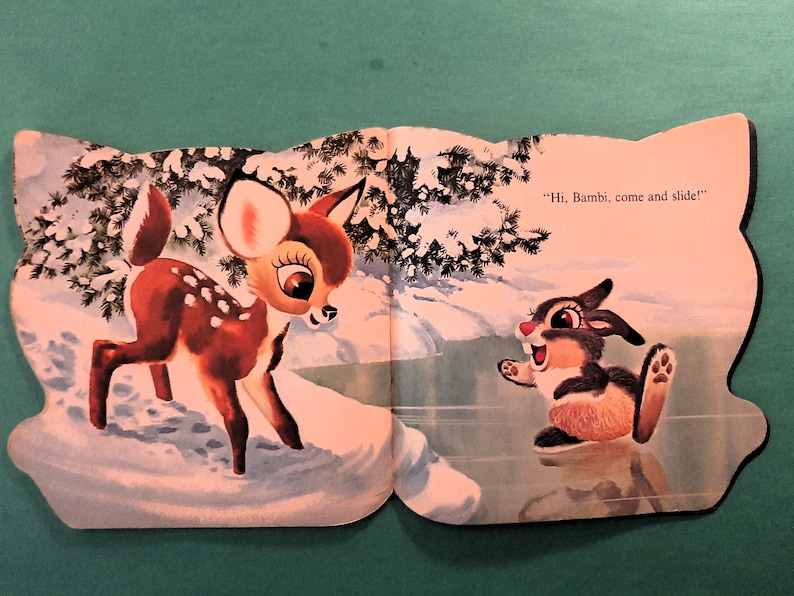 The Bambi Book Walt Disney Studios Adapted by Mel Crawford A Golden ...