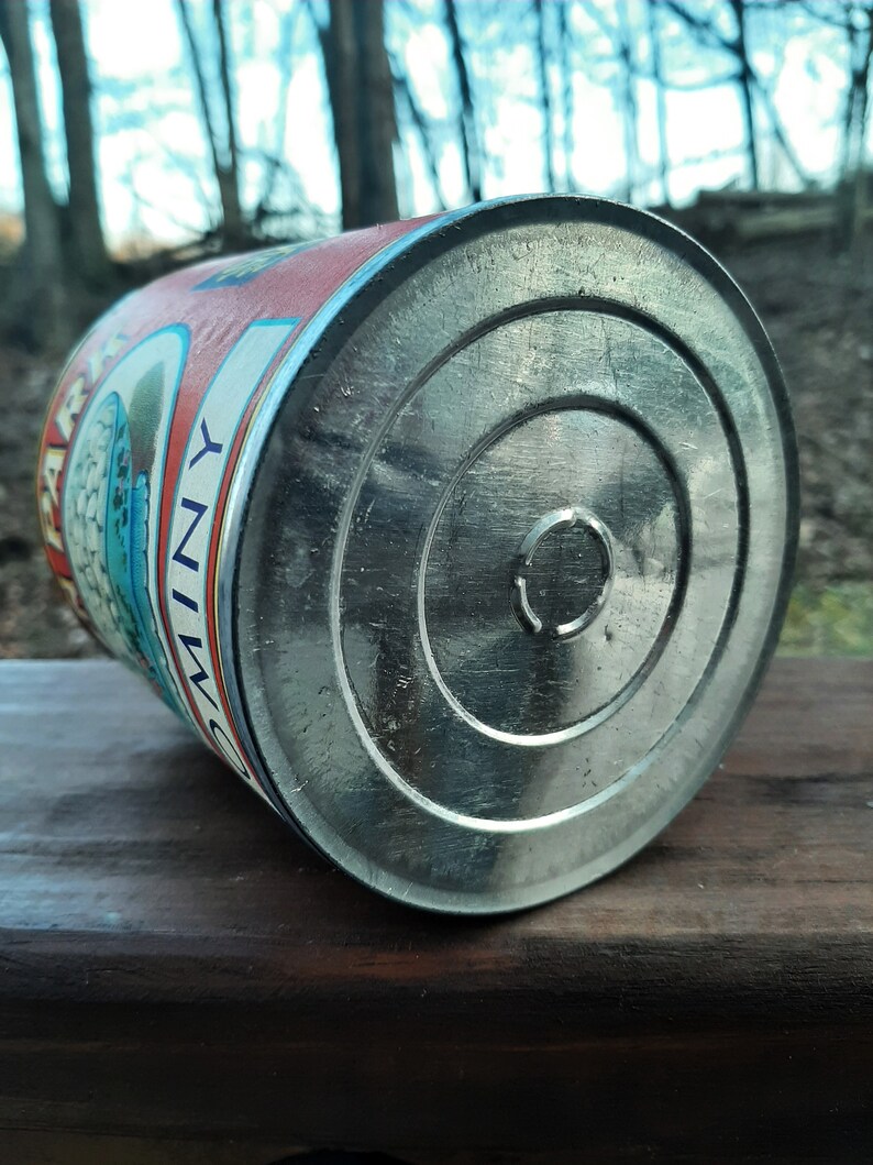 Antique Fern Park Hominy Can W Original Lid L. Klein, WWII Canned ...
