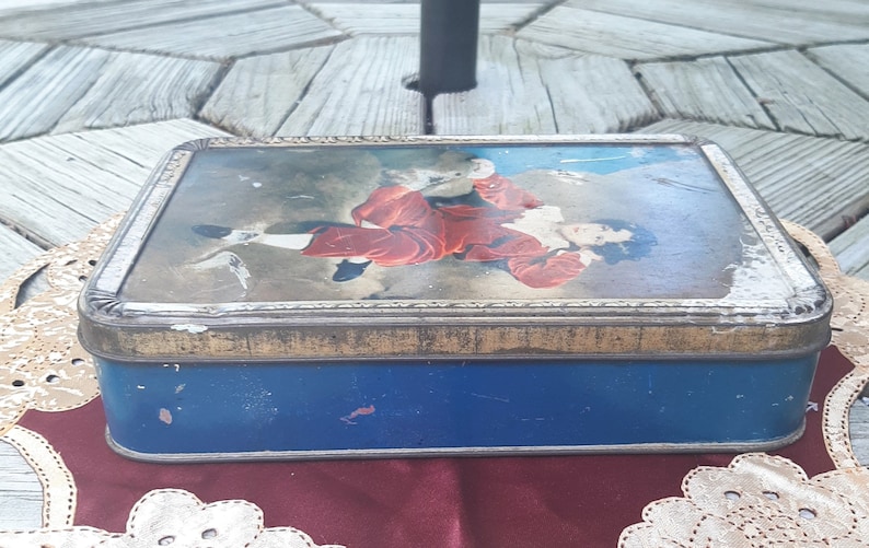 Vintage 1930s Wilkins Red Boy Toffee Tin: English Advertising ...