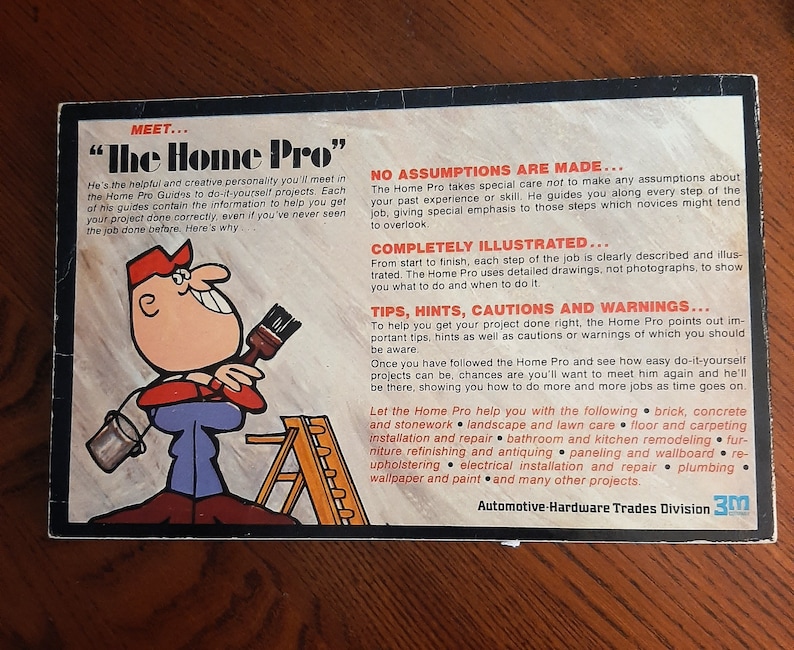 1975 3M Home Pro Guide: Vintage Home Repair Book - Etsy