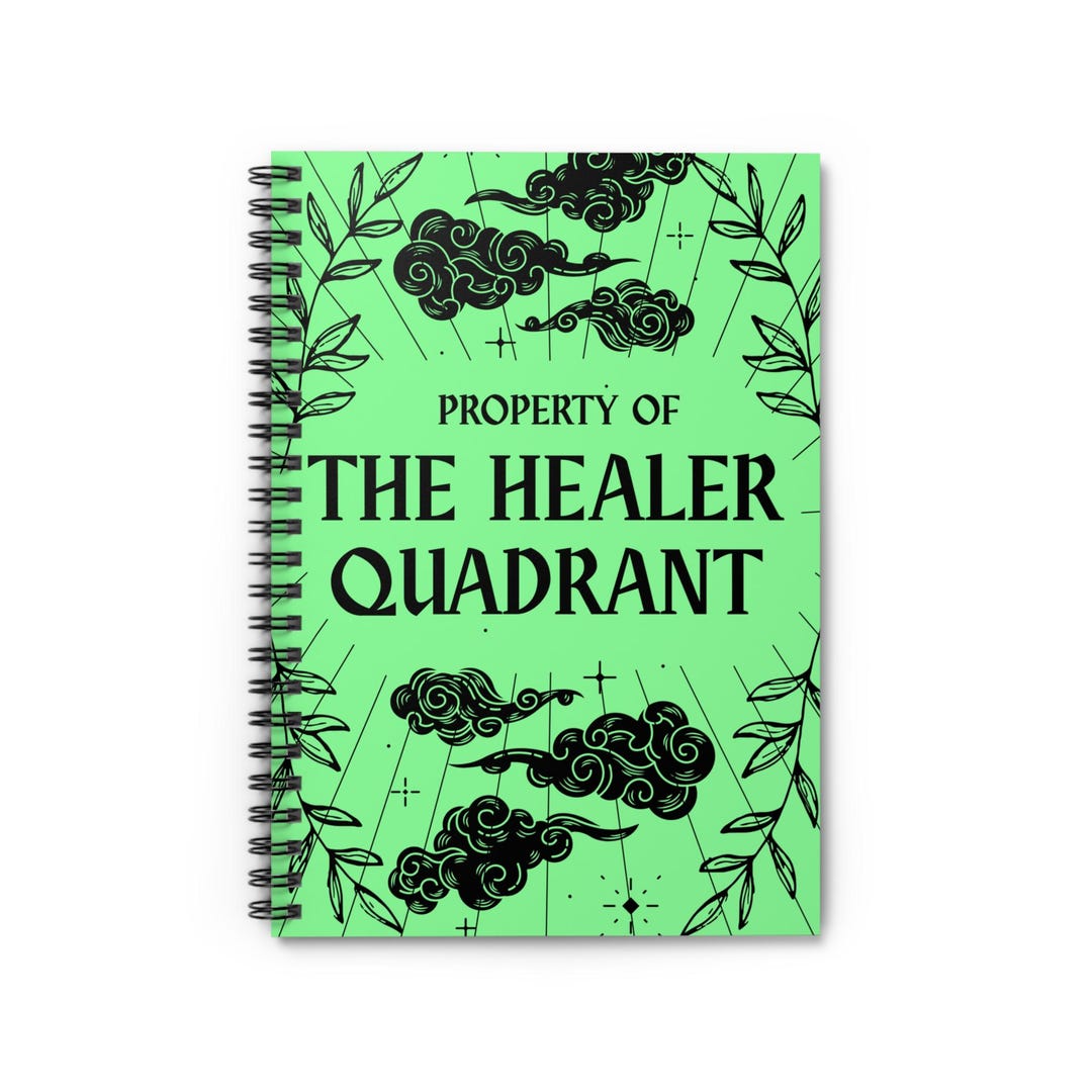 Healer Quadrant Notebook | Fantasy-inspired Journal for Empaths ...
