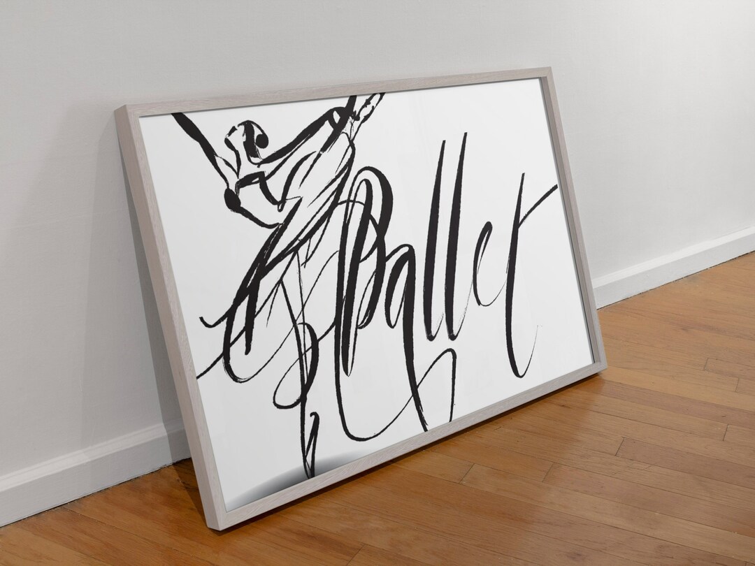 Ballet Wall Art Ballerina Art Ballerina Printable Art Ballet Printable ...
