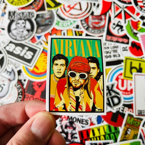 Rock Band Stickers - Etsy