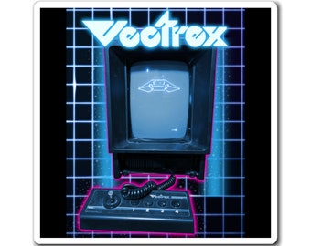 Vectrex (japan) Badge 3D Magnet - Retro 80s 8bit Video Games Logo ...