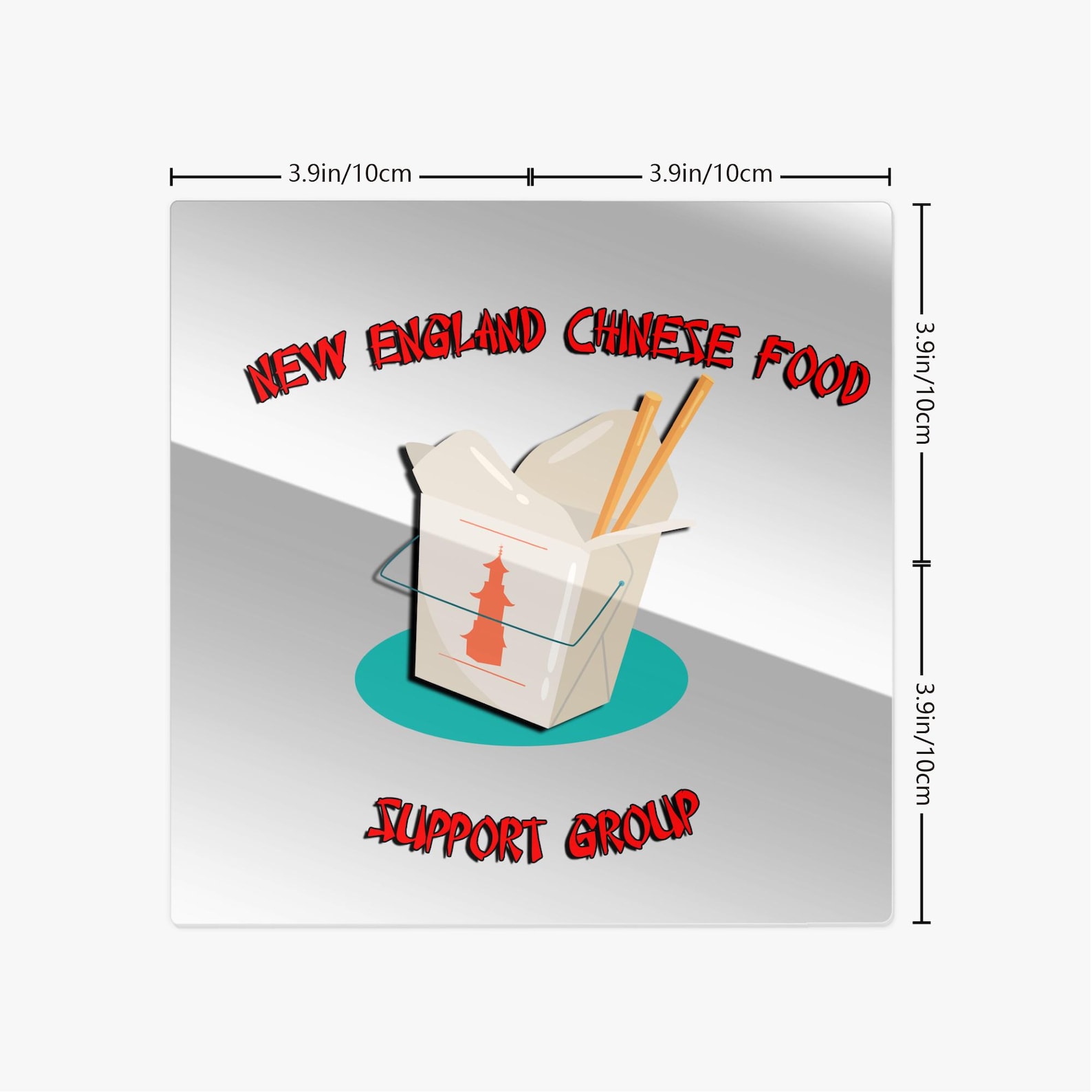 New England Chinese Food Acrylic Fridge Magnets - Etsy