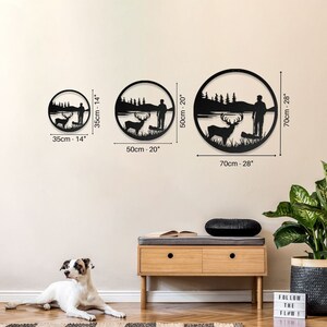 Hunter Metal Wall Decor, Unique Wall Decor, Metal Wall Art ...