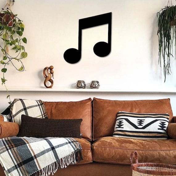Music Note Metal Wall Art