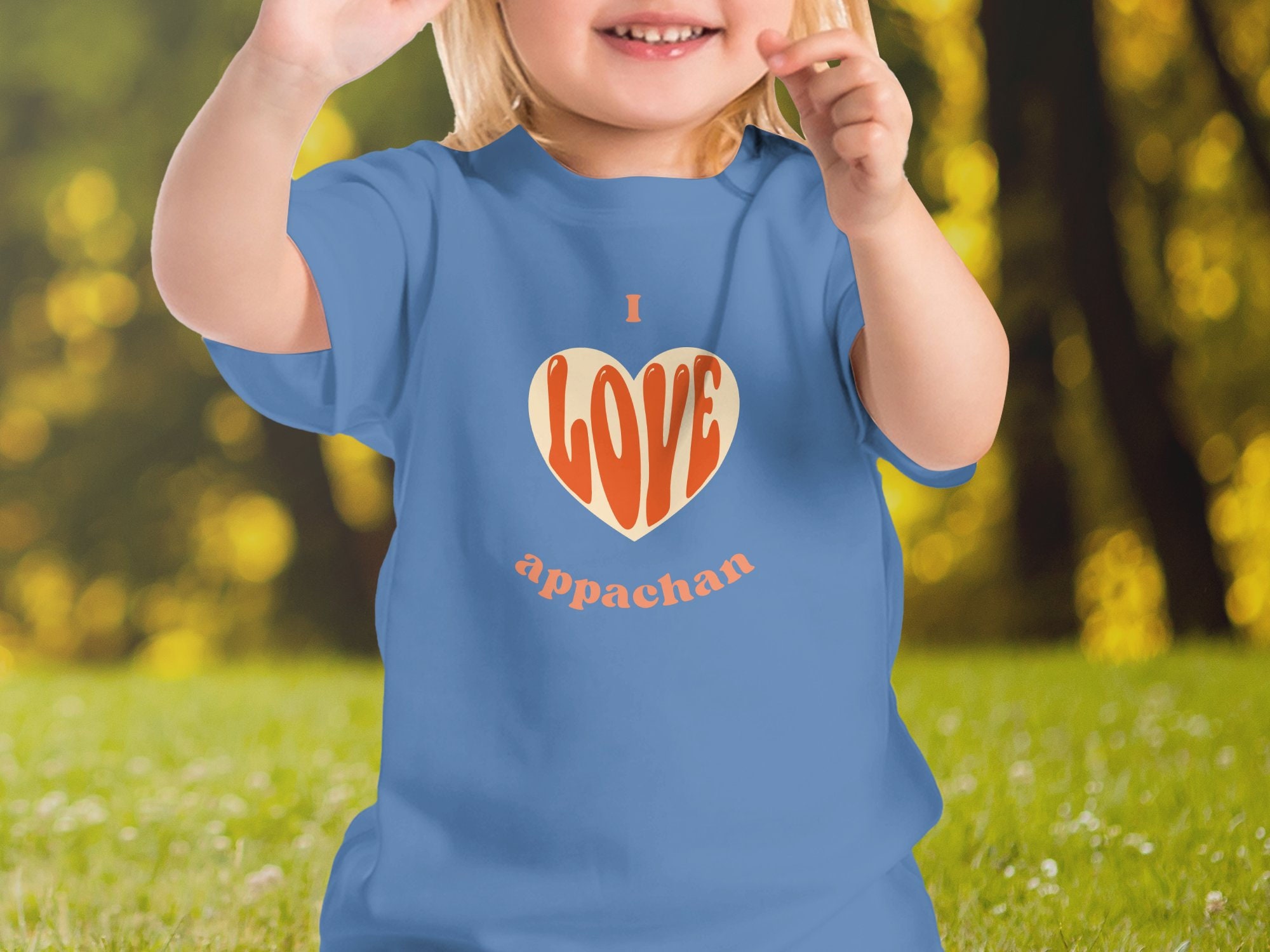 I Love Appachan Toddler Tee, Kerala Grandfather Gift - Etsy