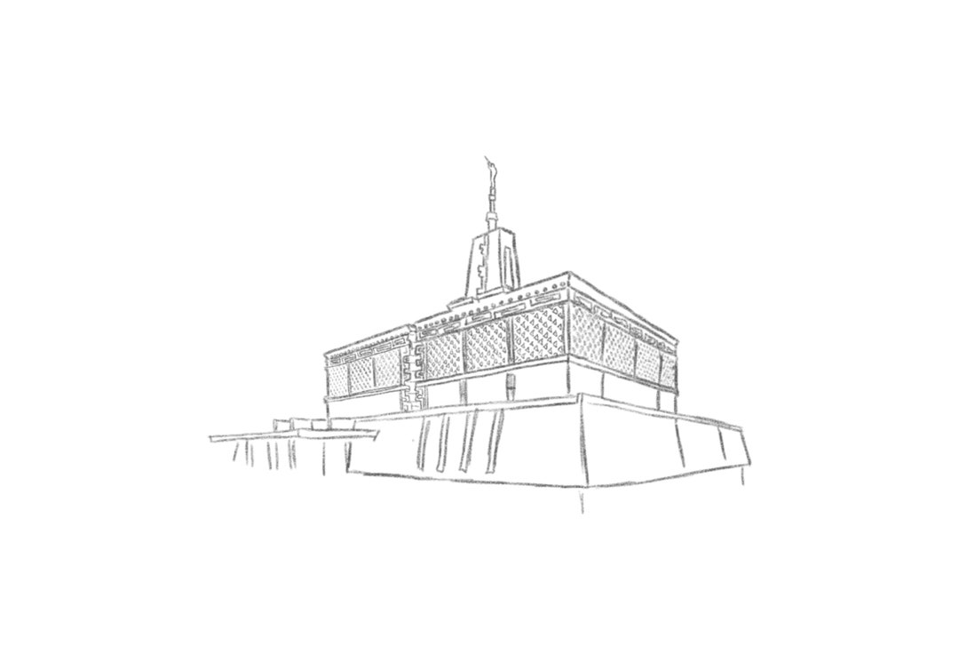 Mexico City, Mexico LDS Temple Drawing - Etsy