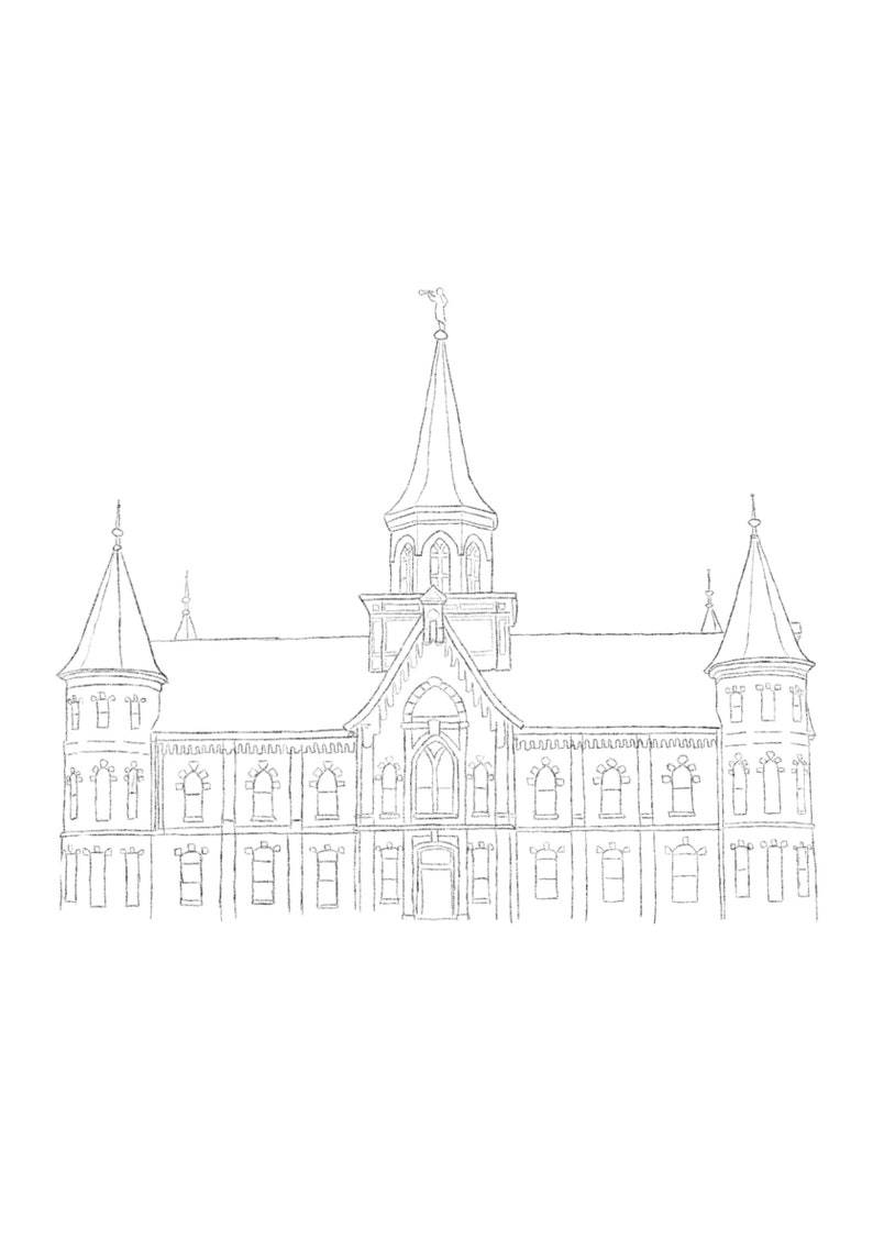 Provo, Utah City Center LDS Temple - Etsy