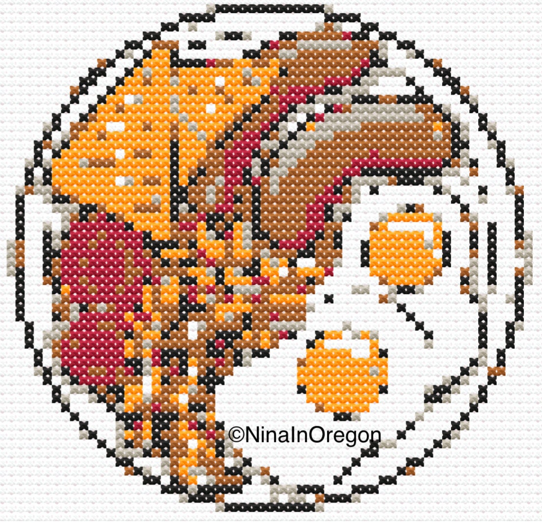 Full English Breakfast Cross Stitch Pattern - Instant PDF Download - Etsy