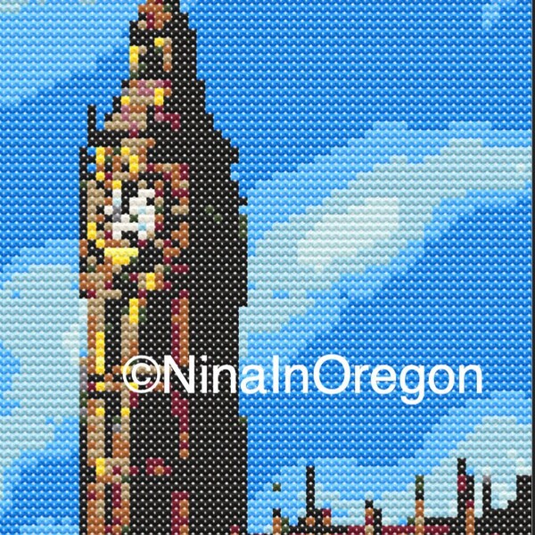 Big Ben Cross Stitch - Etsy