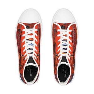 Celebrate Mariner 9 High Top Sneakers Retro Space Mission Patch ...