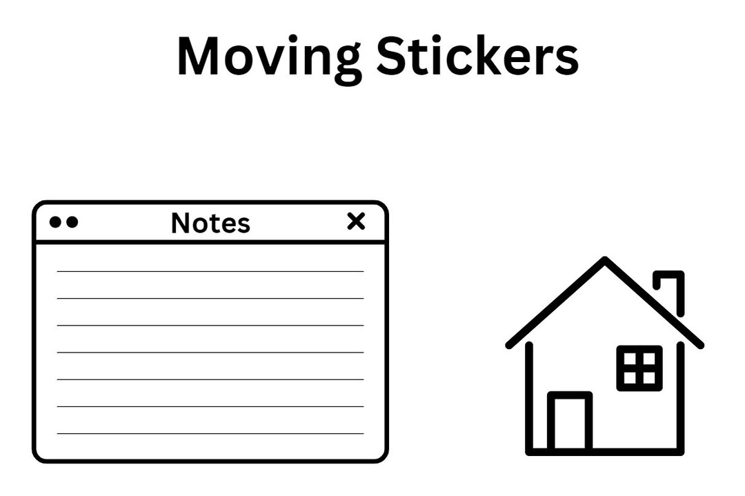 Moving Sitckers - Digital Download in SVG, PNG or JPG Format - Etsy