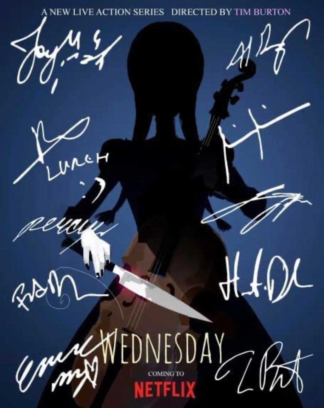 Wednesday Addams netflix Season 1 Teaser Photo 8x10 Reproduction RP ...