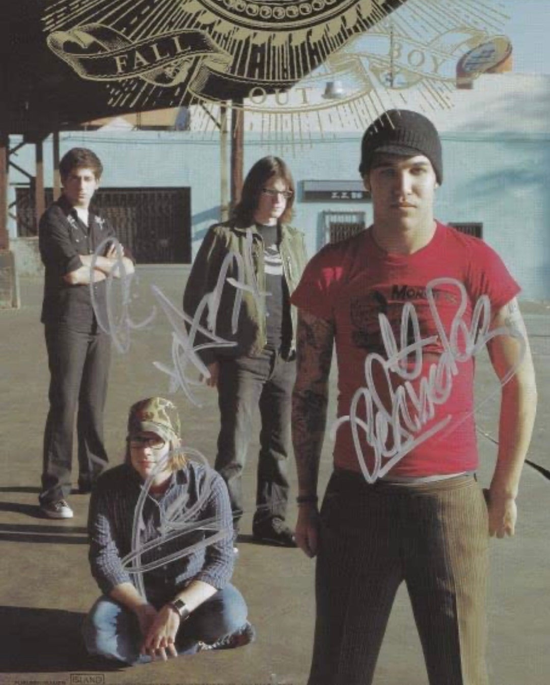 Fall Out Boy Reprint rp/preprinted PP Signed Autograph Autographed ...