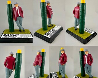 Bear Bryant Pencil Drawing Lithograph Print 11x14 Alabama Crimson Tide ...