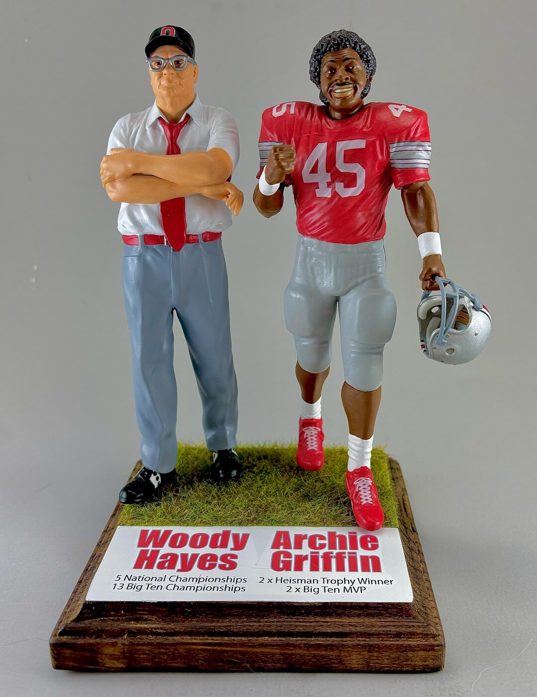Woody Hayes and Archie Griffin 7 Tall Resin Statue - Etsy