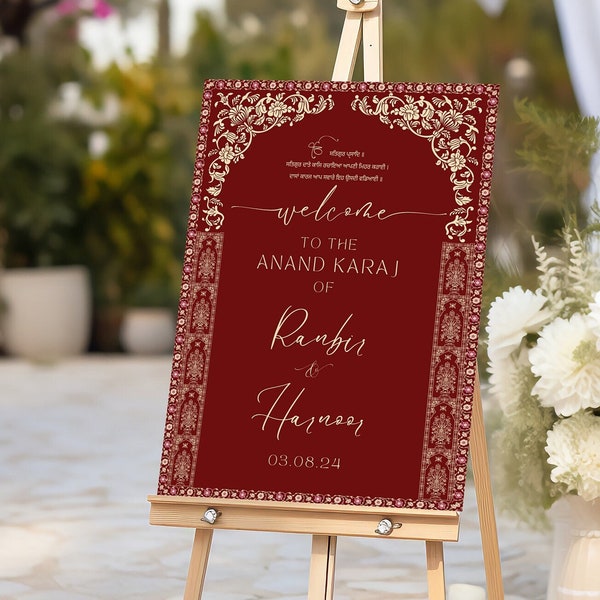 Minimalist Wedding Welcome Pop up Banner With Stand Designed, Printed ...