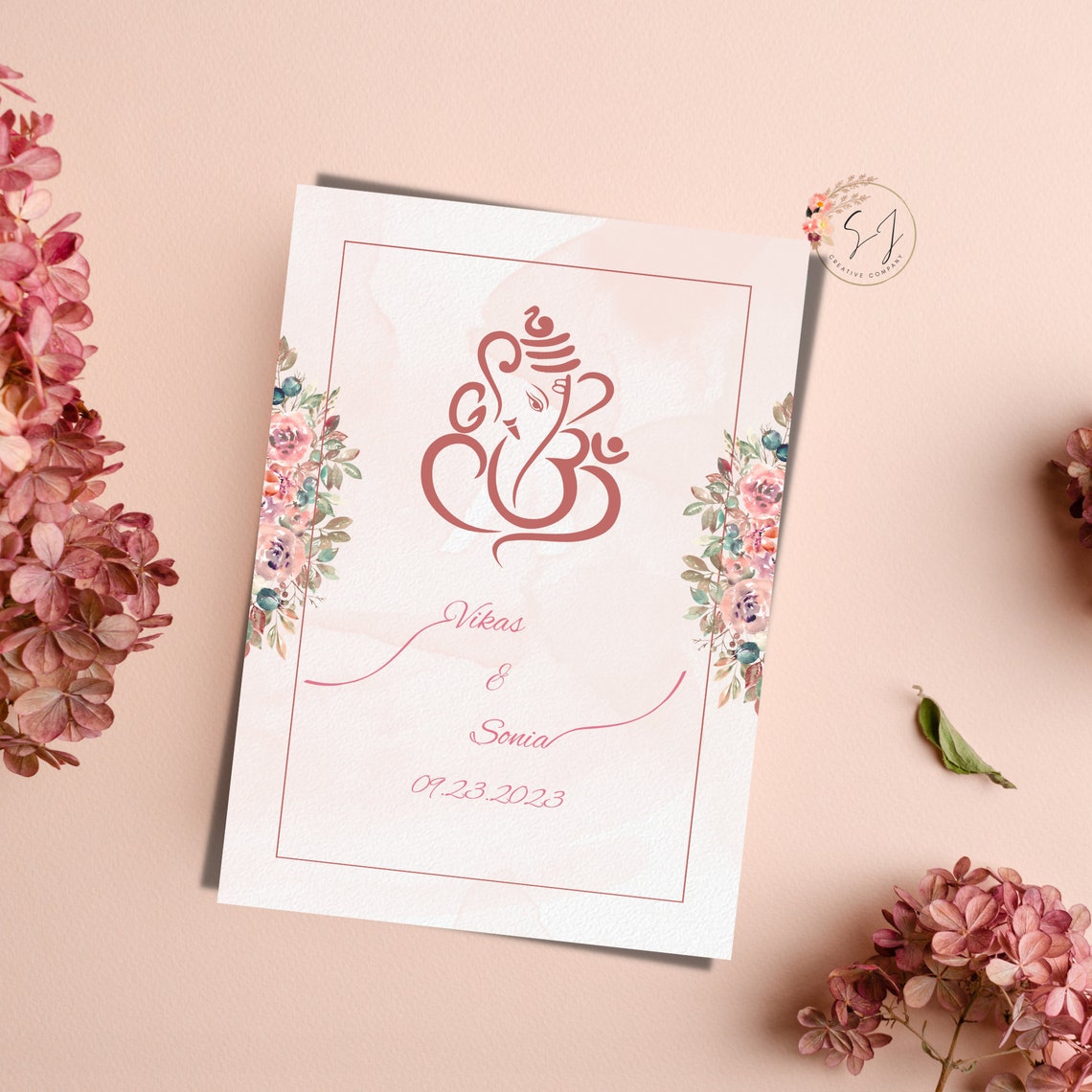 DIY Hindu Wedding Invitation Template Indian Wedding Hindu - Etsy